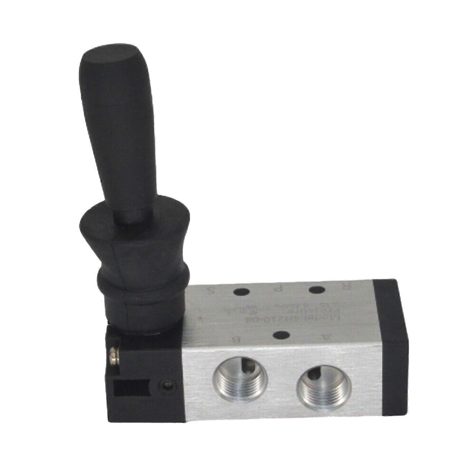 New 4H210-08 5/2 Way 1/4" PT Hand Pull Lever Pneumatic Air Valve ...