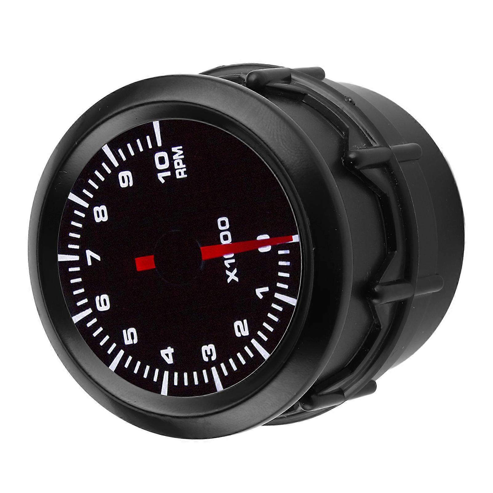 Universal Tachometer Gauge Pointer 0?10000RPM Tach Meter Lighting Dial ...
