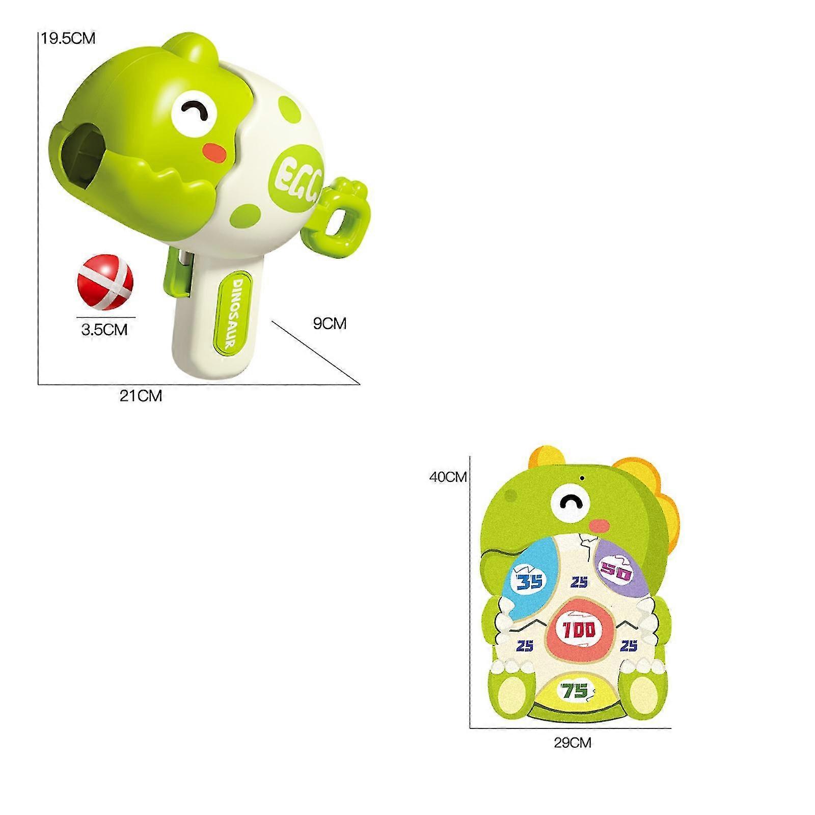 Dinosaur Dartboard Shooting Toy, Throwing Game Toy Guns With Target, 6 ...