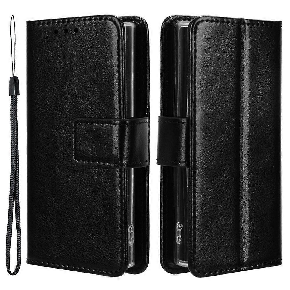 Phone Case for Nokia 105 4G (2023) Crazy Horse Texture PU Leather Anti ...