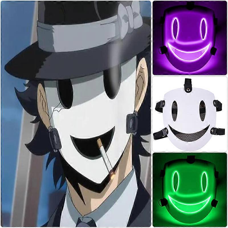 Japanese Anime cosplay High-Rise Invasion Cosplay Mask Neon Luminous ...