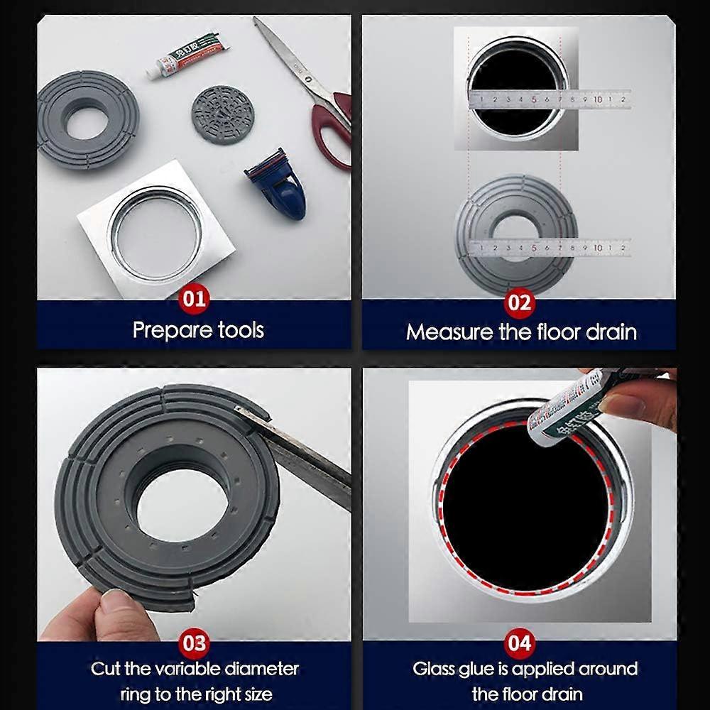 Shower Floor Drain Backflow Preventer One Way Drain Valve Sewer Core ...