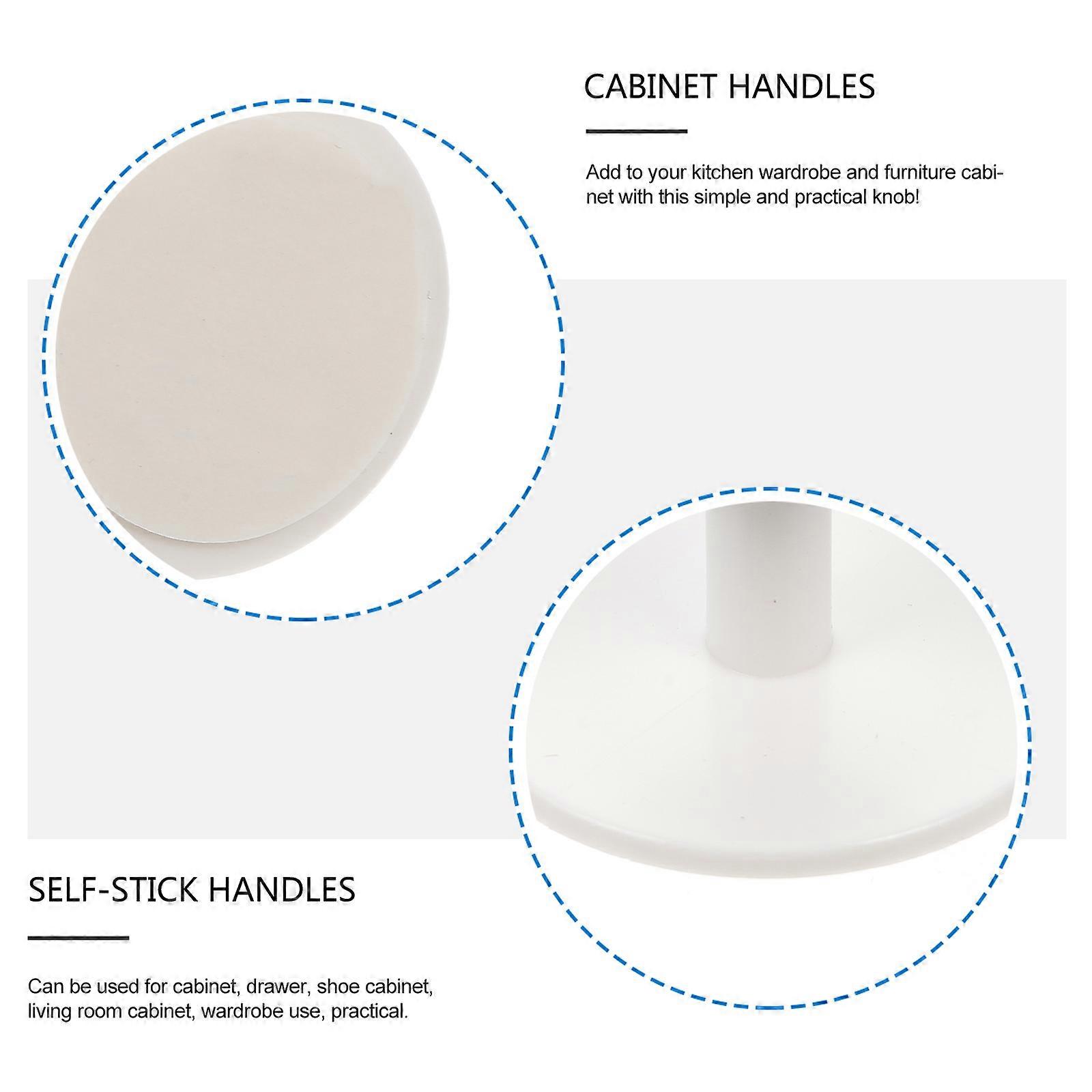 20 Pcs Cabinet Handles Self-Stick Handles Drawer Handles Drawer Knobs ...