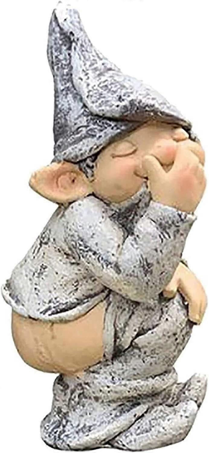 Sculptures Garden Goblin Statue Poop Statue Garden Figurines Resin ...