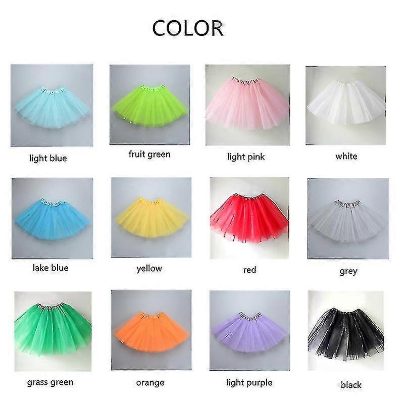 Adult/kids Translucent Color Dance Skirts Ballet Skirts Chiffon Dance ...