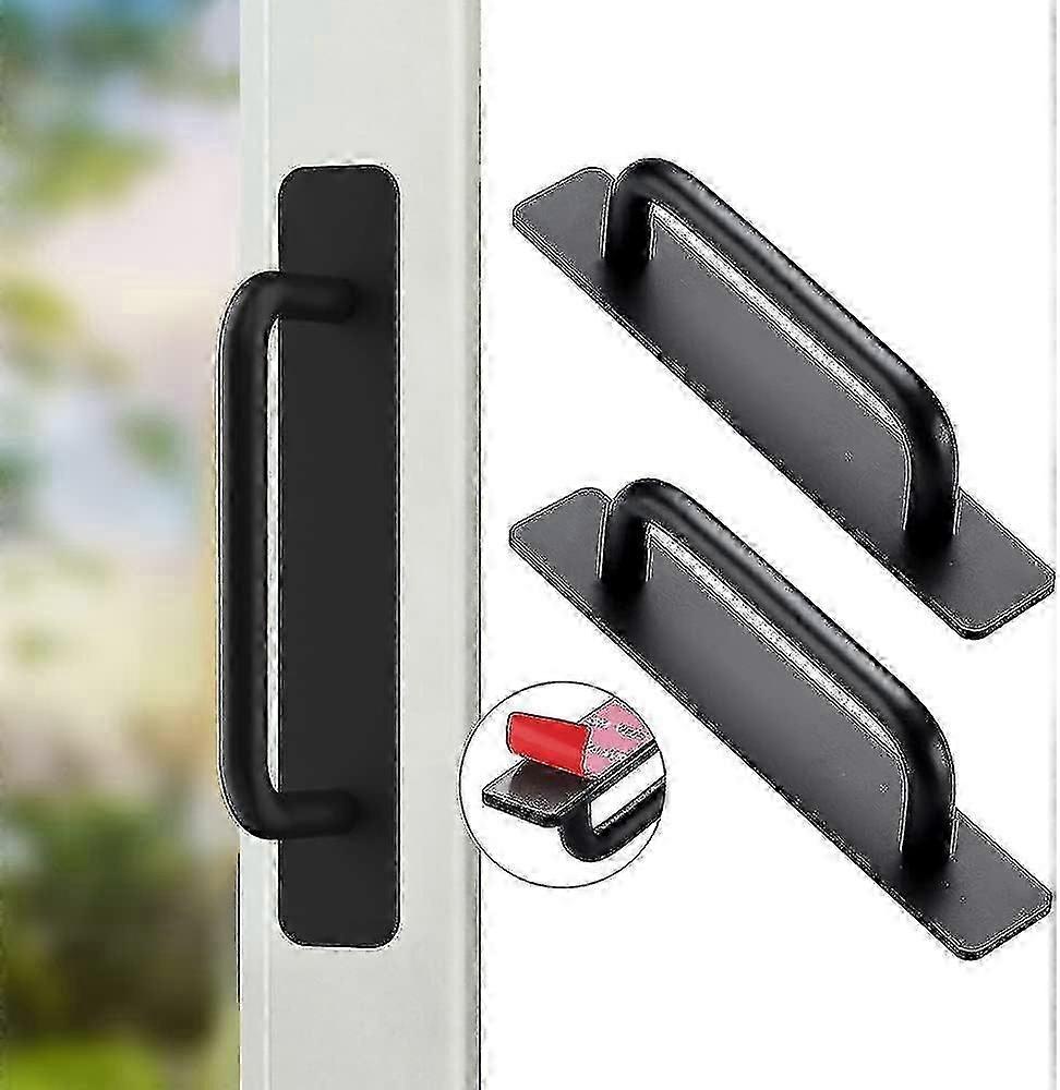 2pieces Self-adhesive Furniture Handle,aluminum Handles,sliding Door ...