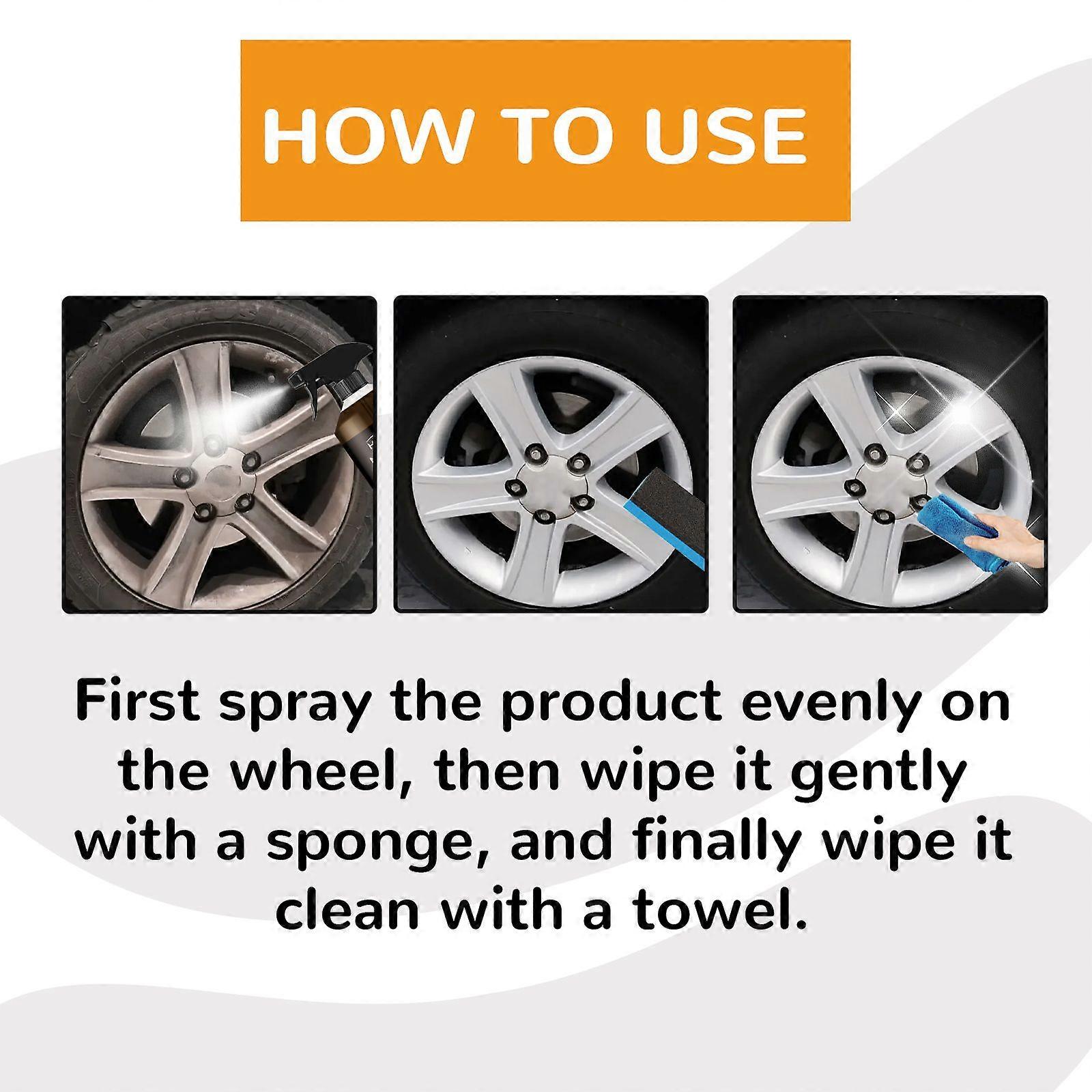Non-Acid Wheel Cleaner, Wheel Hub Renovation Cleaning And Polishing ...