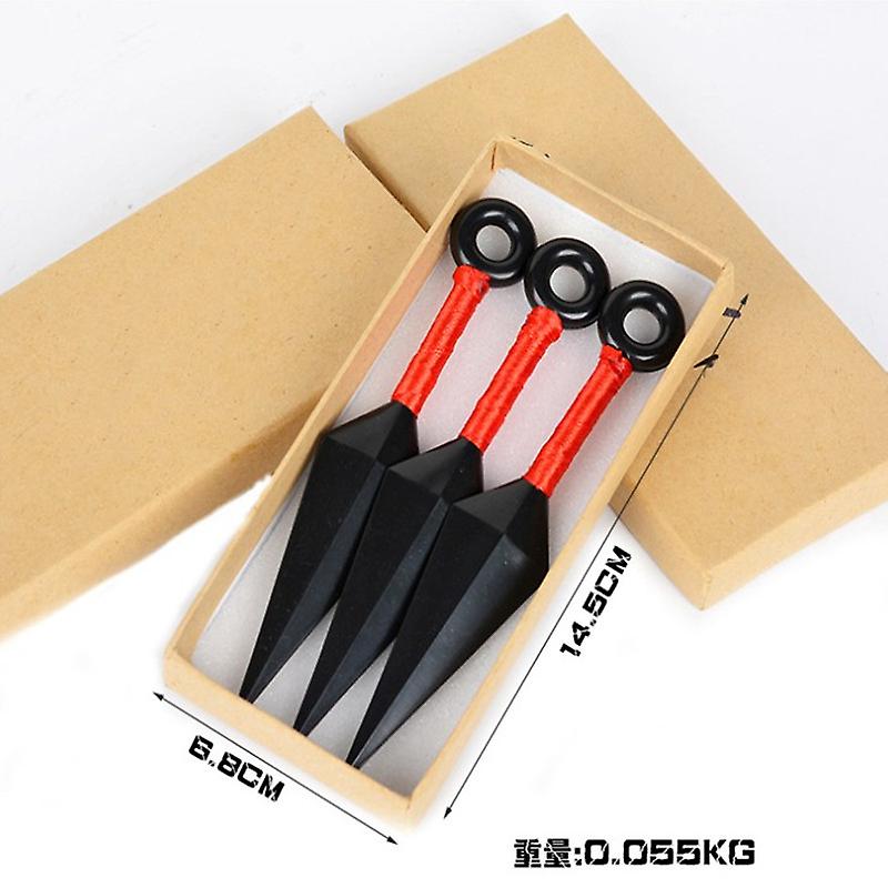 3pcs / set Anime Kunai Darts Headband Konoha Ninja Kakashi Props Kunai ...
