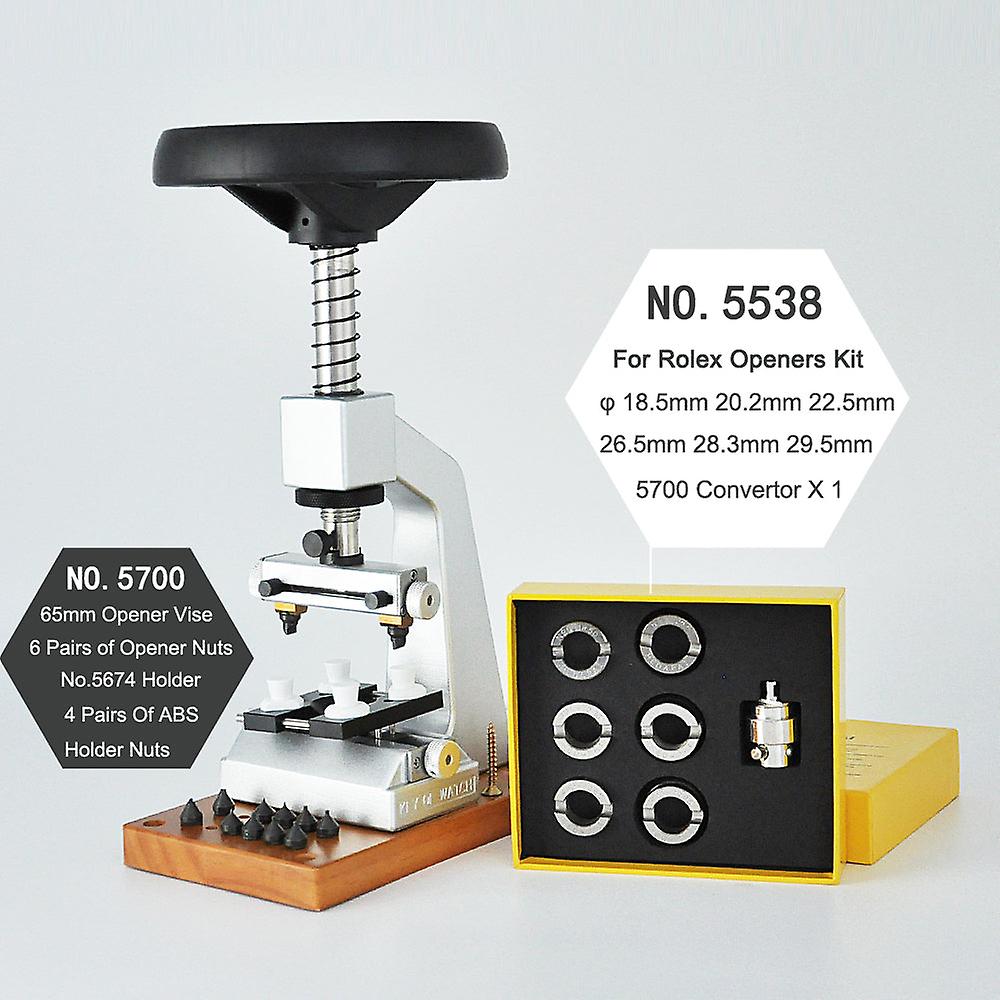 5700 Wood table watch back open close tools bench wristwatch opener ...