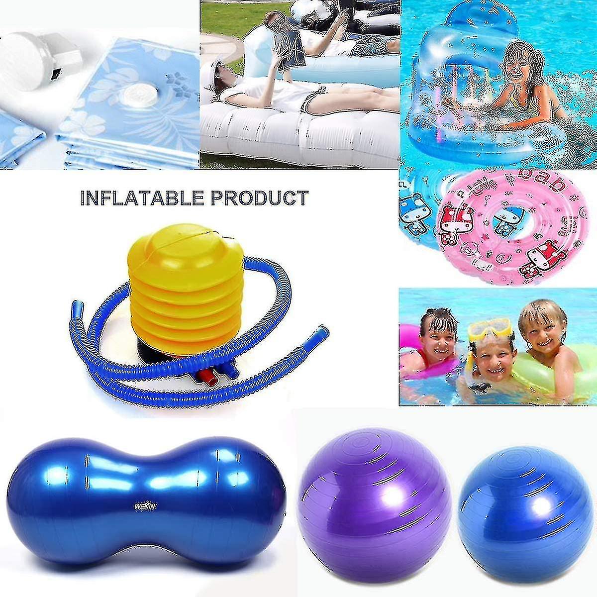 Mimigo Foot Pump - Sports Inflatable Pump For Inflatables, Yoga, Bed ...