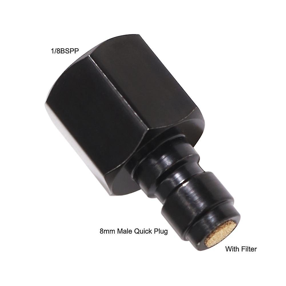 Pcp Pneumatic Quick Coupler 8mm Male Plug Adapter Fittings Air ...