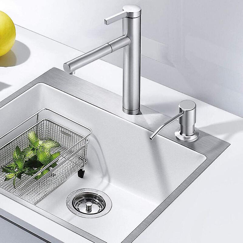 Sink Soap Dispenser or Kitchen Sink Lotion Dispenser Brushed Nickel ...
