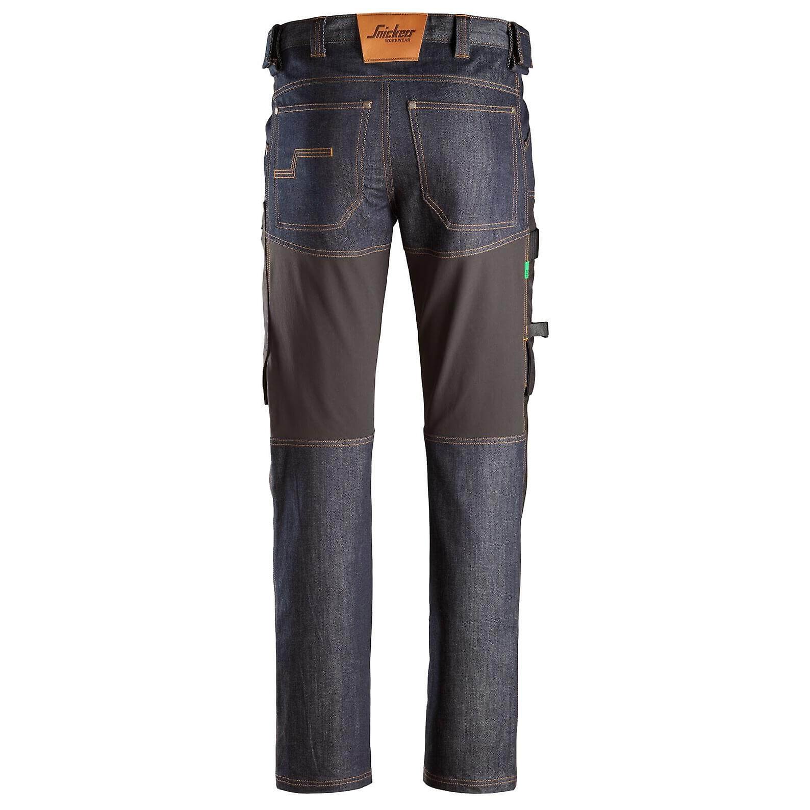 Snickers 6956 Flexiwork Hard-wearing Slim Fit Denim Work Trousers ...