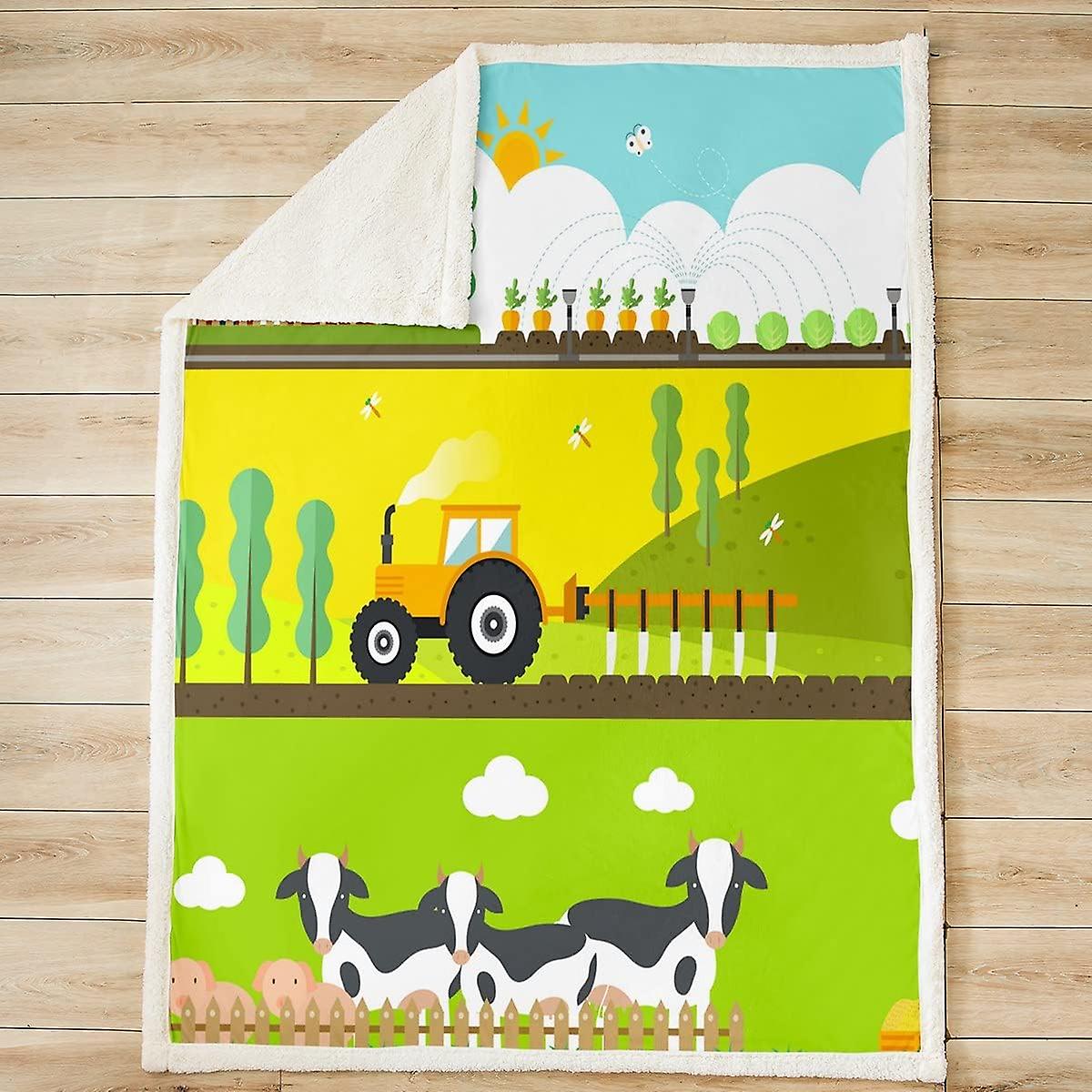 Peuter Schattige Koeien Fleece Gooien Deken voor Meisjes Jongens ...