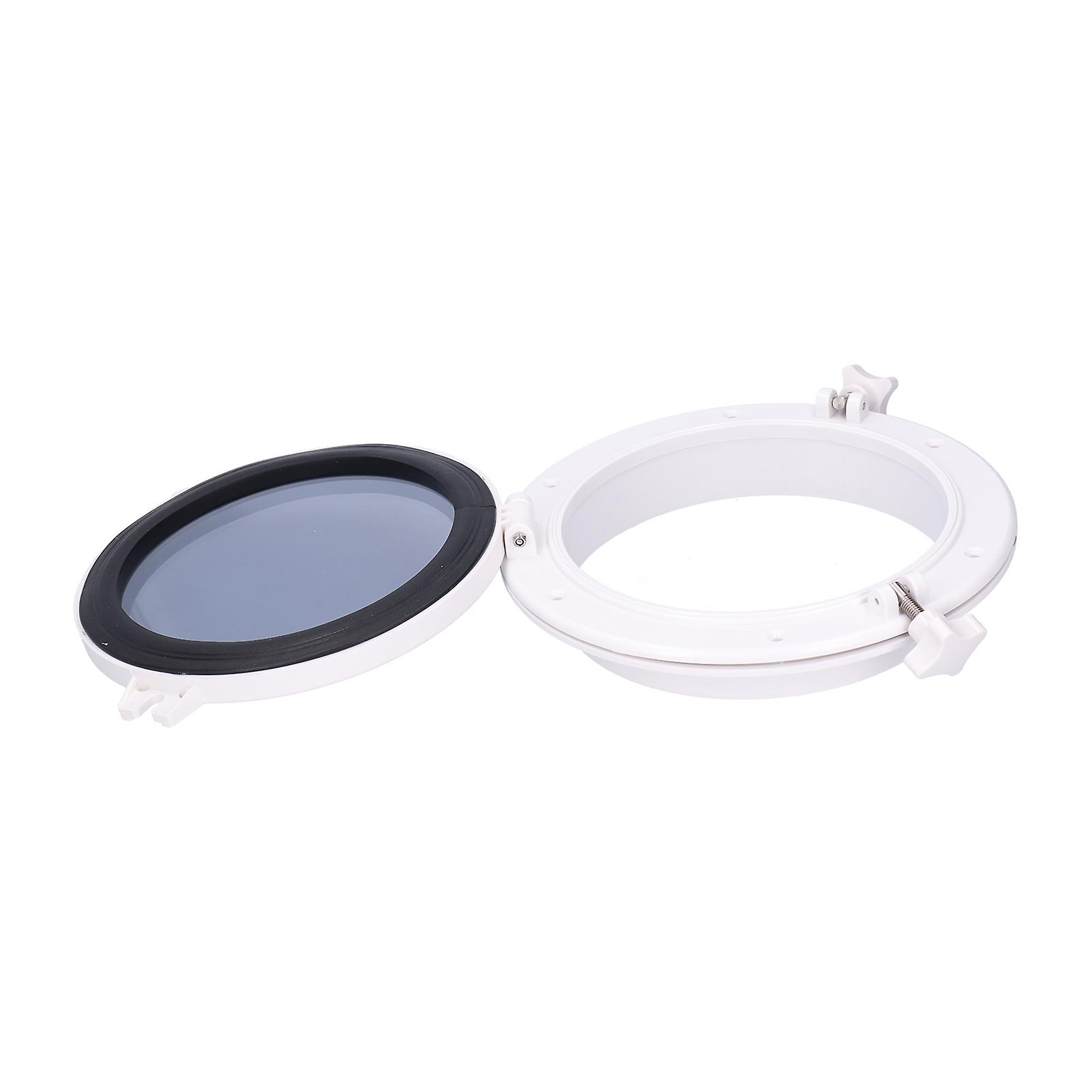 10in Round Portlight Porthole Tempered Glass Opening Window for Marine ...