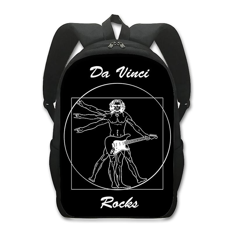 Da Vinci Rocks Backpack Women Men Travel Bags Mona Lisa Student School ...