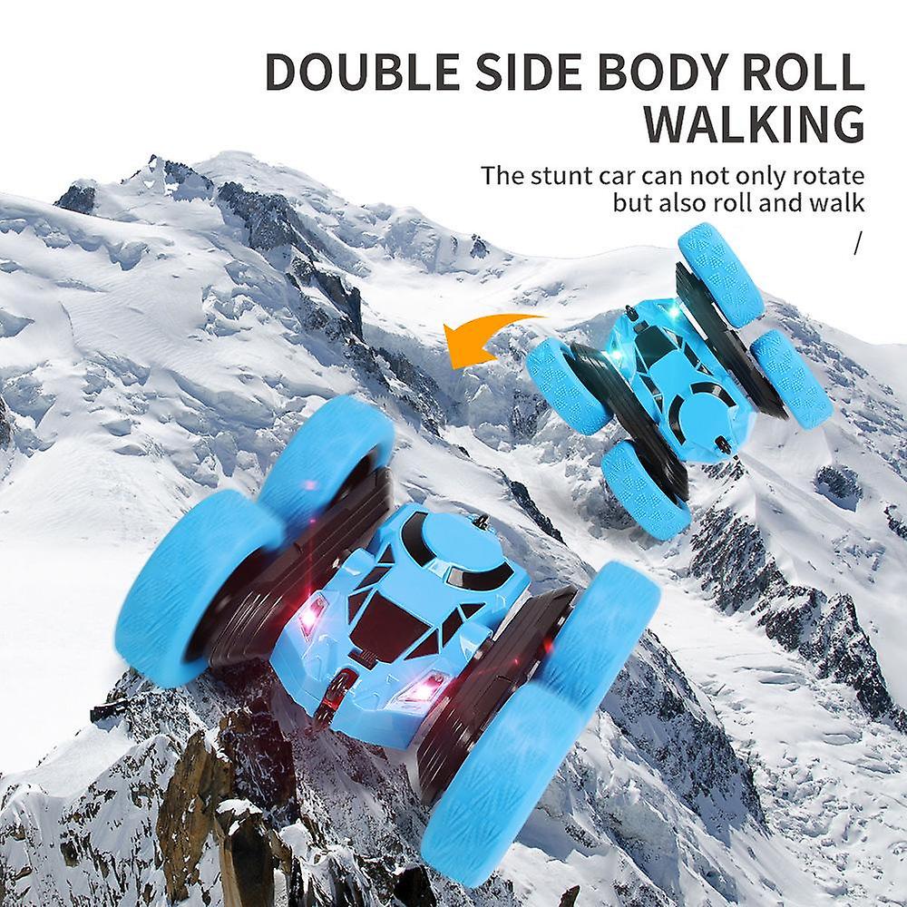 Rc Car Remote Control Stunt Car,double Sided Rotating Tumbling 360 ...