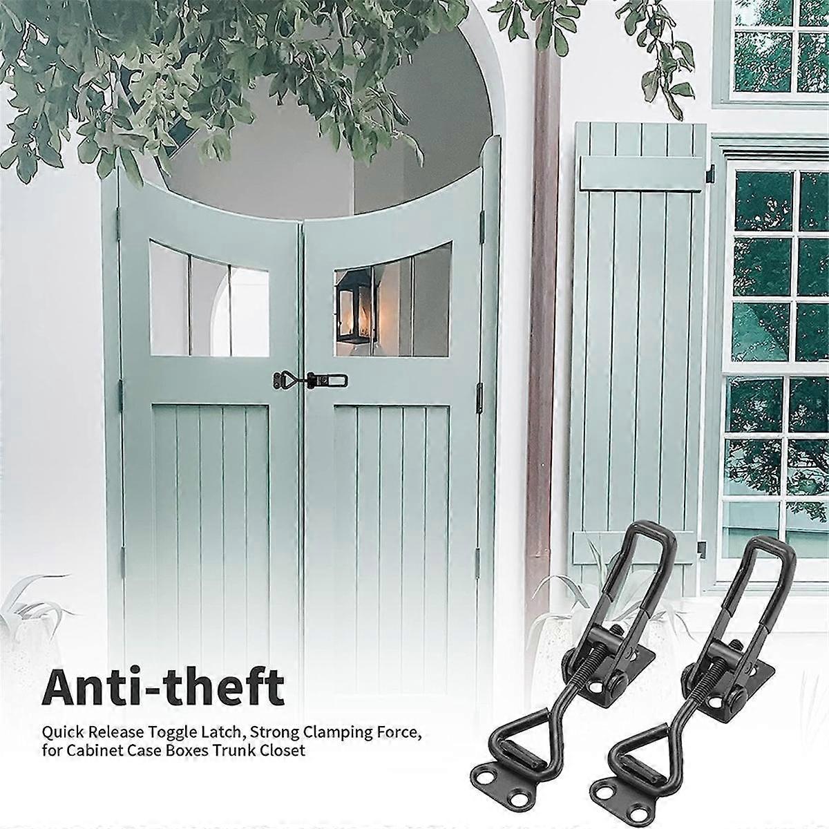 6 Pack Toggle Clamp Latch 100KG Holding Capacity 4001Pull Latch Clamps ...