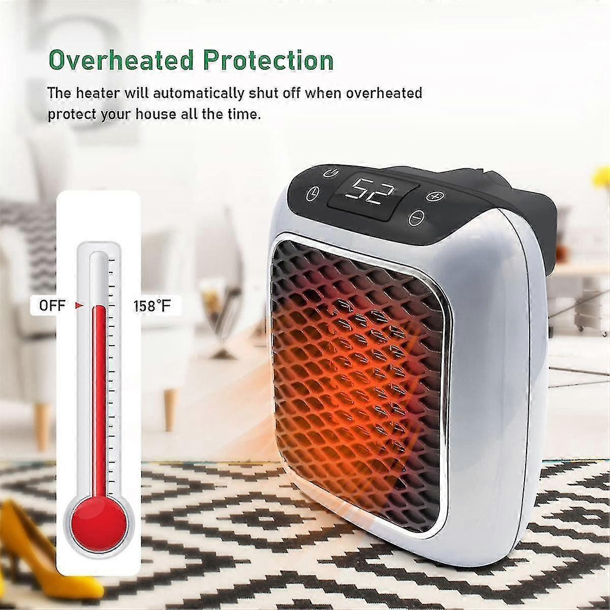 Mini Fan Heater, Fan Heater Socket, Socket Heater, Fan Heater, 800 Watt ...