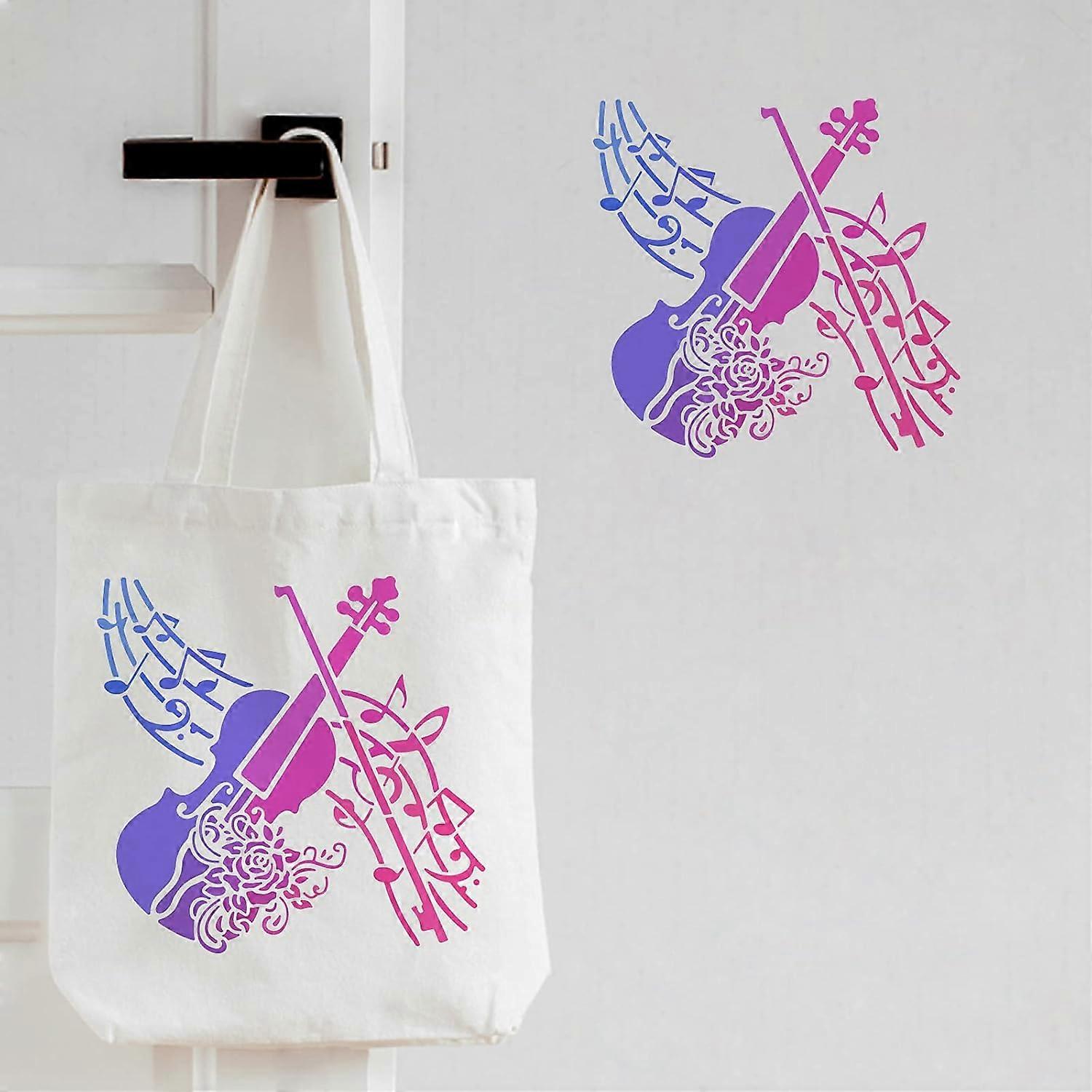 Music Stencils Template 11.8x11.8 inch Plastic Musical Note Drawing ...