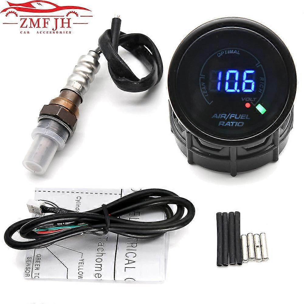 A 52mm Air Fuel Ratio Gauge Digital Arrow Display With Lambda Probe ...