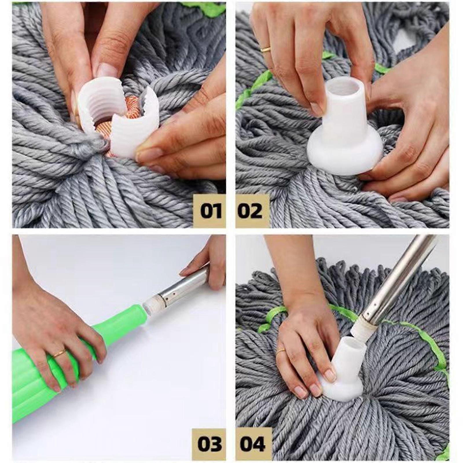 2-in-1 Dehydrated Mop, Self Wringing Mop, 2024 New Self Wringing Twist ...
