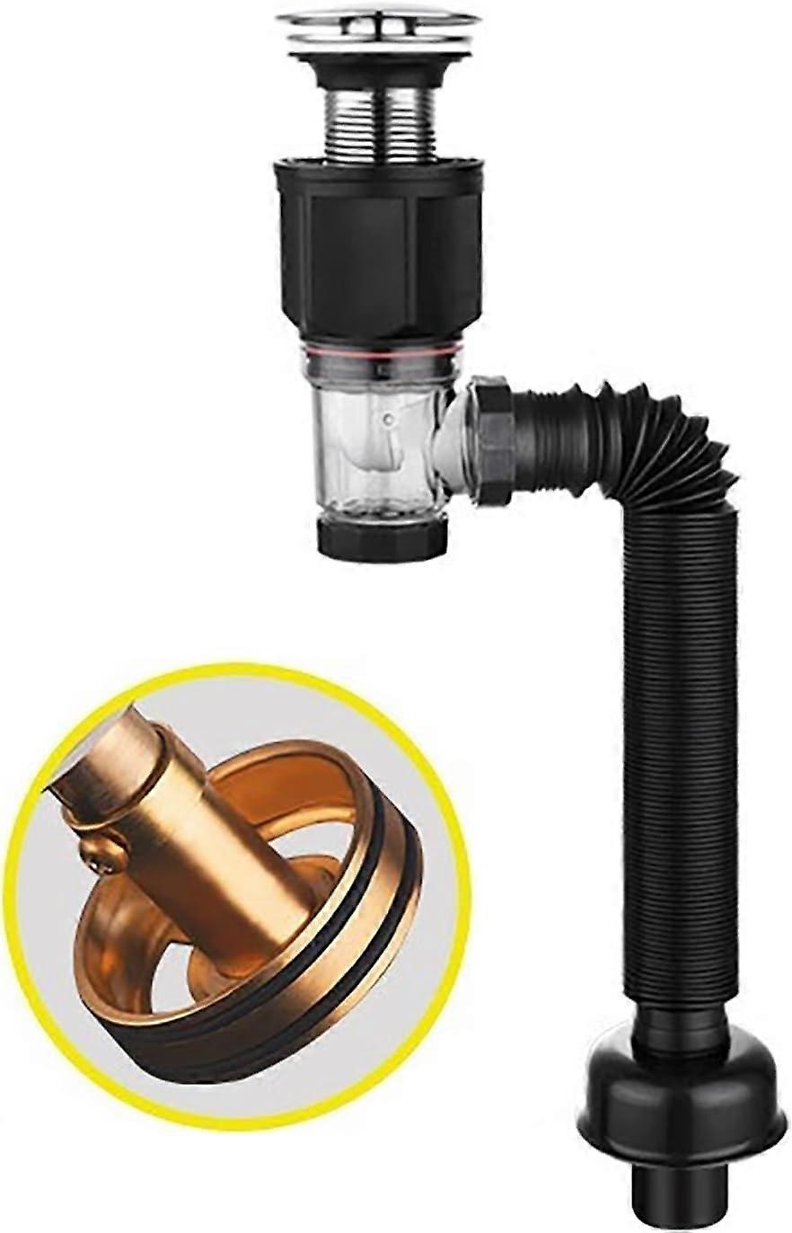 Flexible Drain Pipe Wash Basin Flexible PVC Hose Container Sink ...