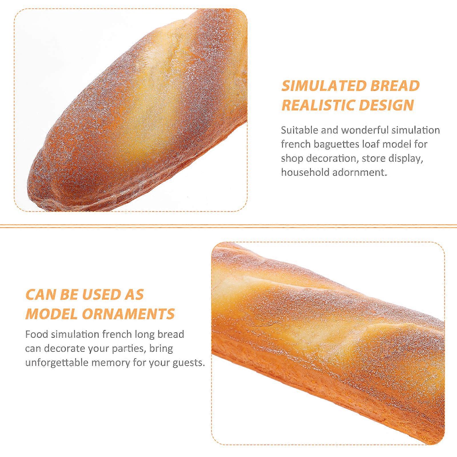 Artificial French Long Bread Model Display Artificial French Baguettes ...