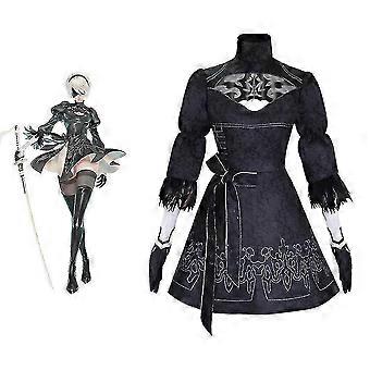 Nier Automata Yorha 2b Anime Nier 2b Vestido Role Play Clothing Uniform ...