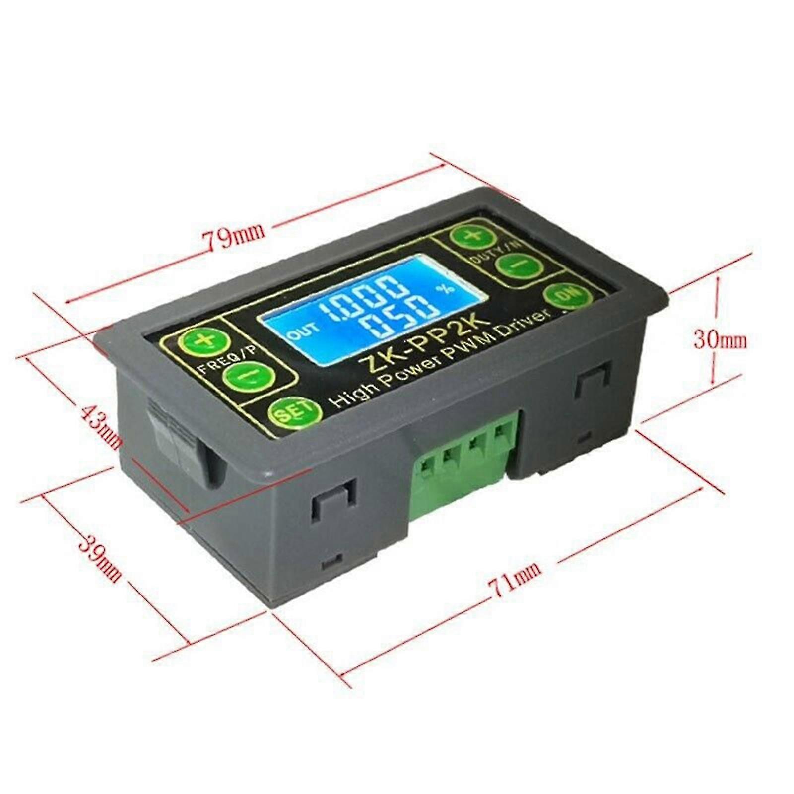 High Power PWM & Pulse Generator ZK-PP2K Frequency Duty Cycle Adjustable Driver FP | Fruugo UK