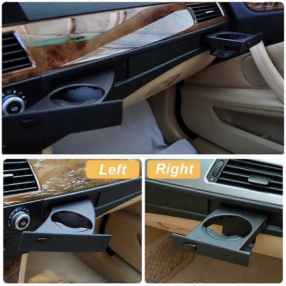 Auto Parts 51459125622 Front Left Right Cup Holder Drink Rack Black ...
