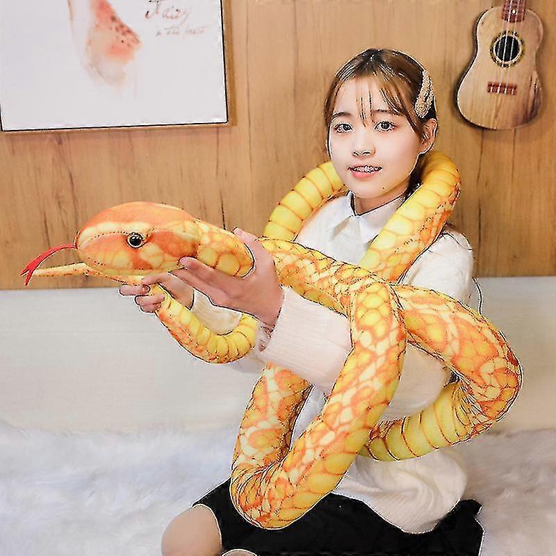 300cm Simulation Snakes Plush Toy Giant Boa Cobra Long Stuffed Animal ...