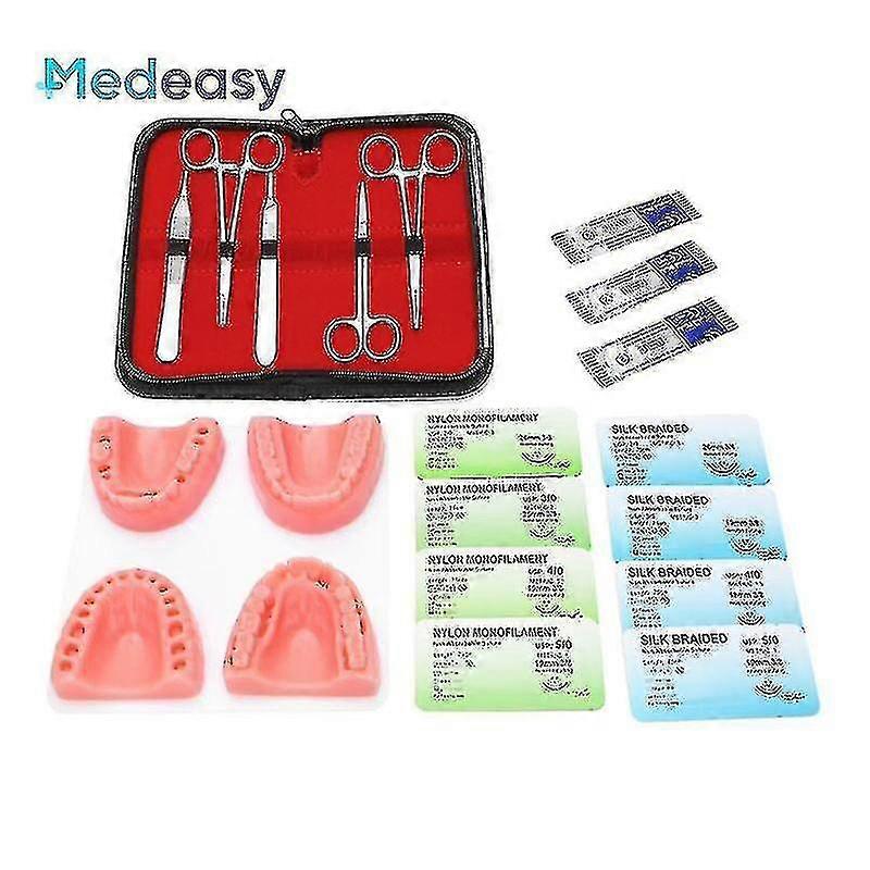 Medical Students Suture Practice Kit Surgical Training With Skin Pad ...