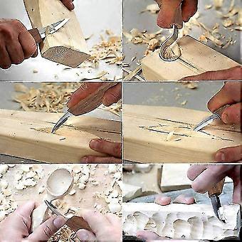 10pcs Carbon Steel Wood Carving Tools Wood Carving Tool Set With Hook ...