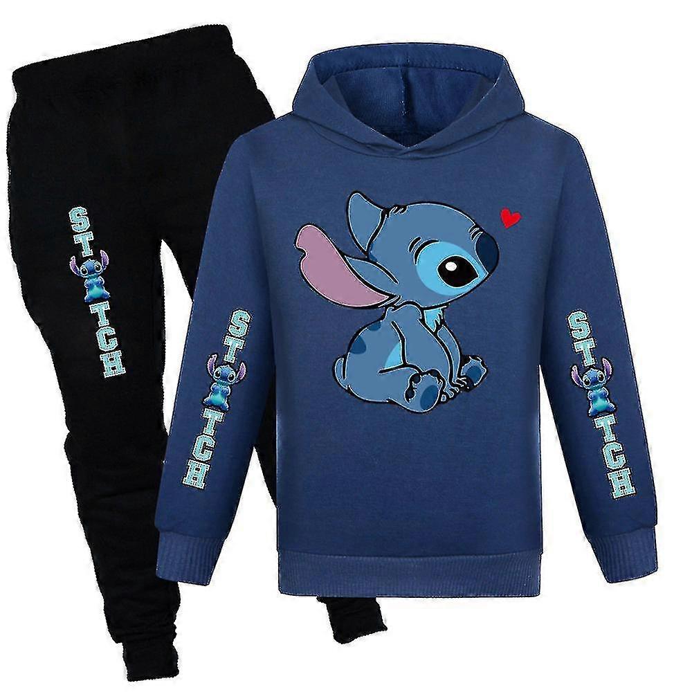 Lilo Stitch Kids Boys Girls Pulr Hoodies And Sweatpants 2 Piece Outfit ...