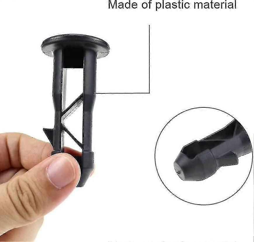 65 X 18mm Pack Of 10 Black Plastic Wheelie Bin Lid Hinge Pins For 240l ...