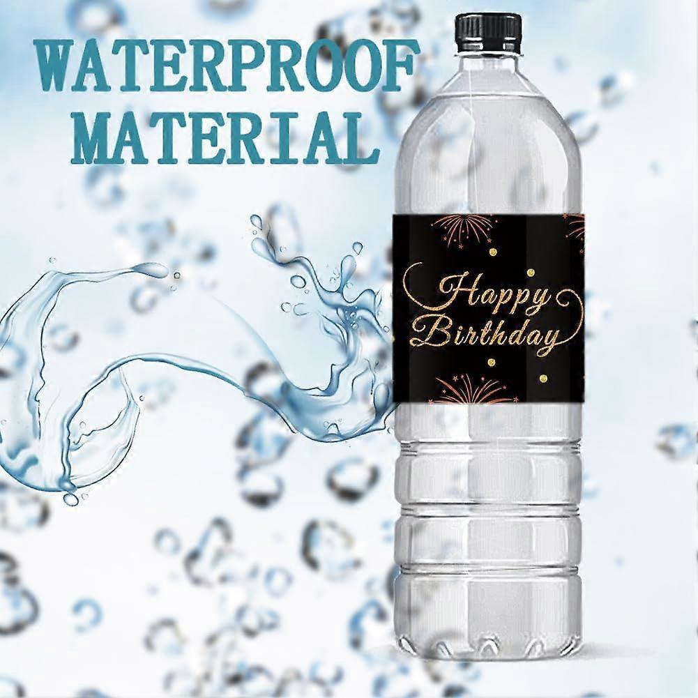 30pcs Water Bottle Labels Waterproof Labels 21.6x6.4cm/ 8.5x2.5inches ...
