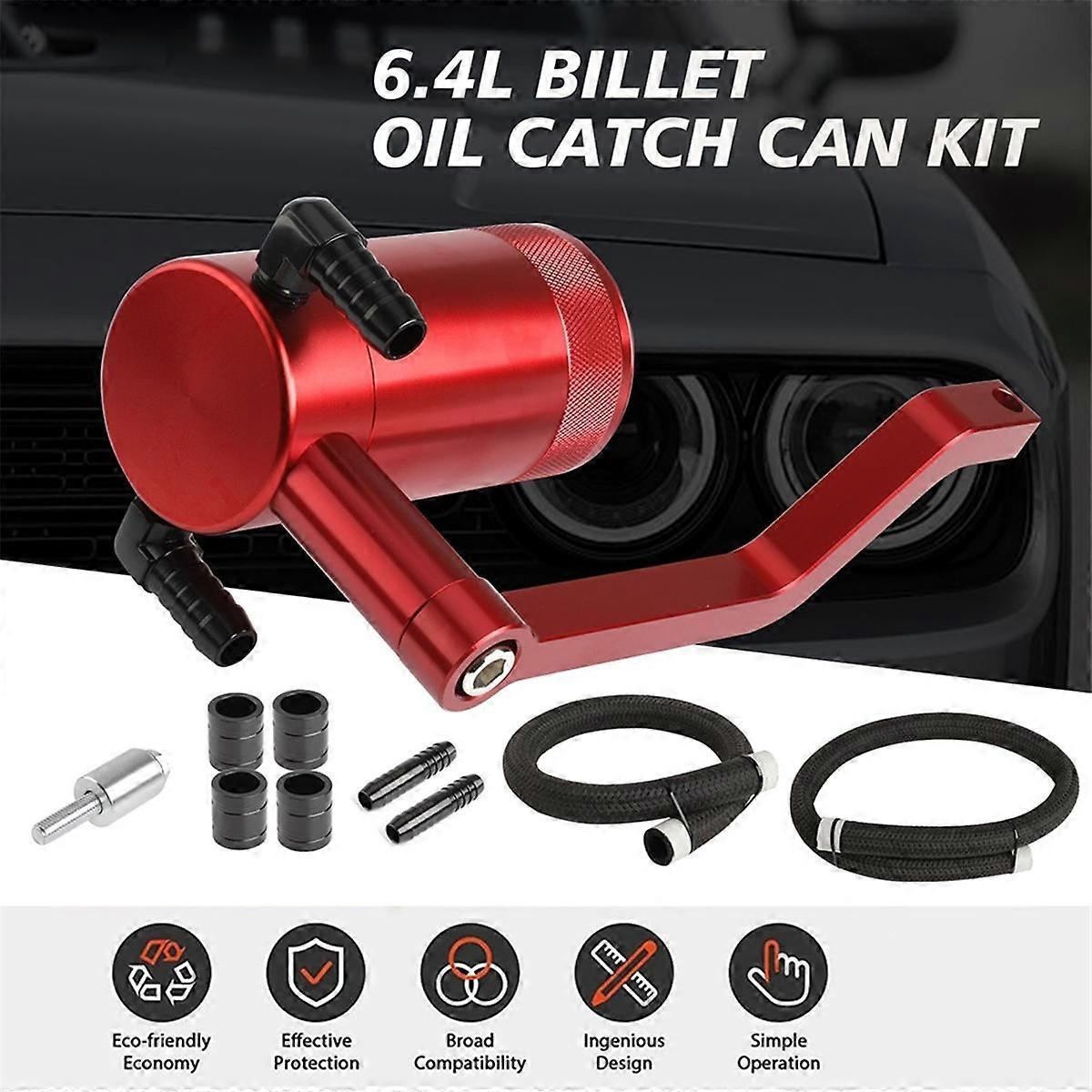 Oil Catch Can Tank 5.7 HEMI Z-Bracket Billet Catch Can for Charger 300 ...