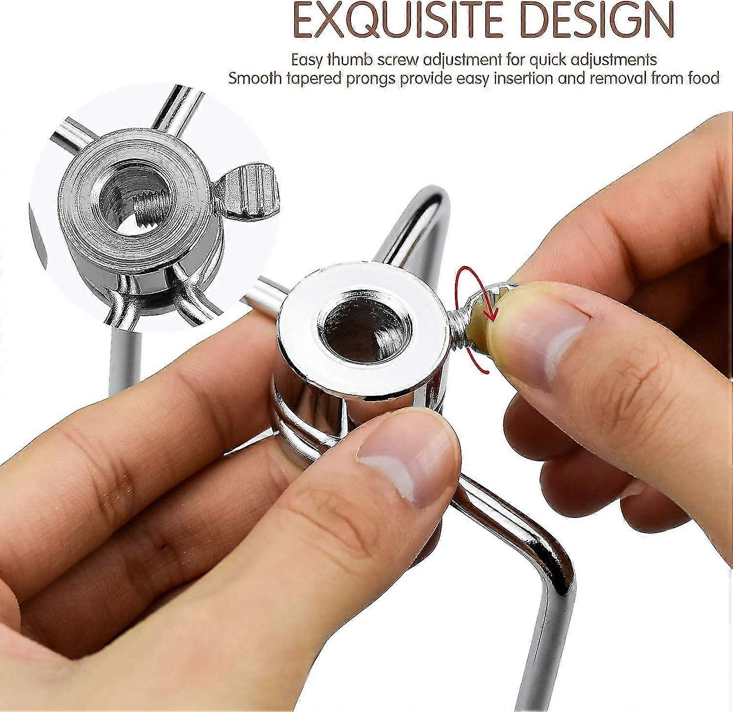 Pcs Fork Rotisserie Spit Barbecue Fork For Grill Rotisserie Bbq Tool ...