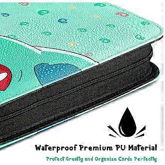 Card Binder Bulbasaur, Pu Cards Pack Folder 400 Pockets With Zip ...