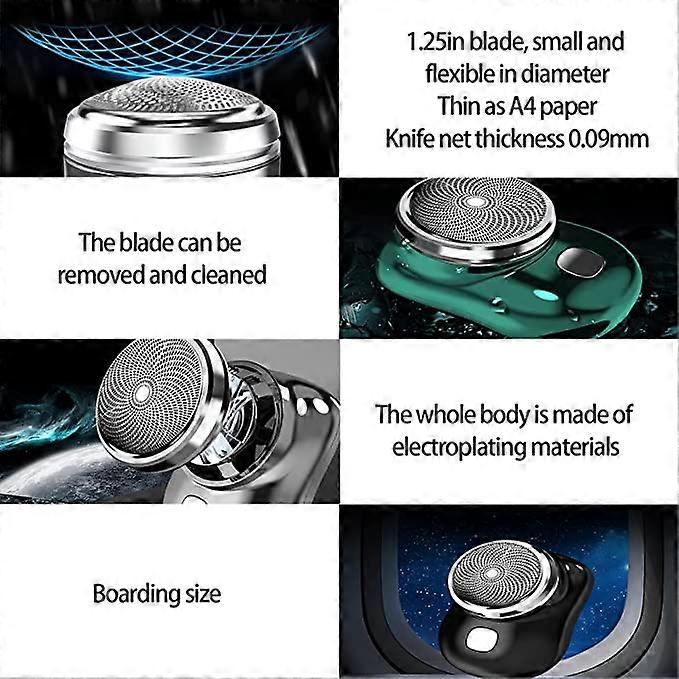 Mini Shave Portable Electric Shaver USB Rechargeable Electric Shaver ...