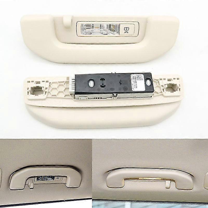 Car Interior Roof Headliner Grab Grip Handle With Reading Lamp For ...