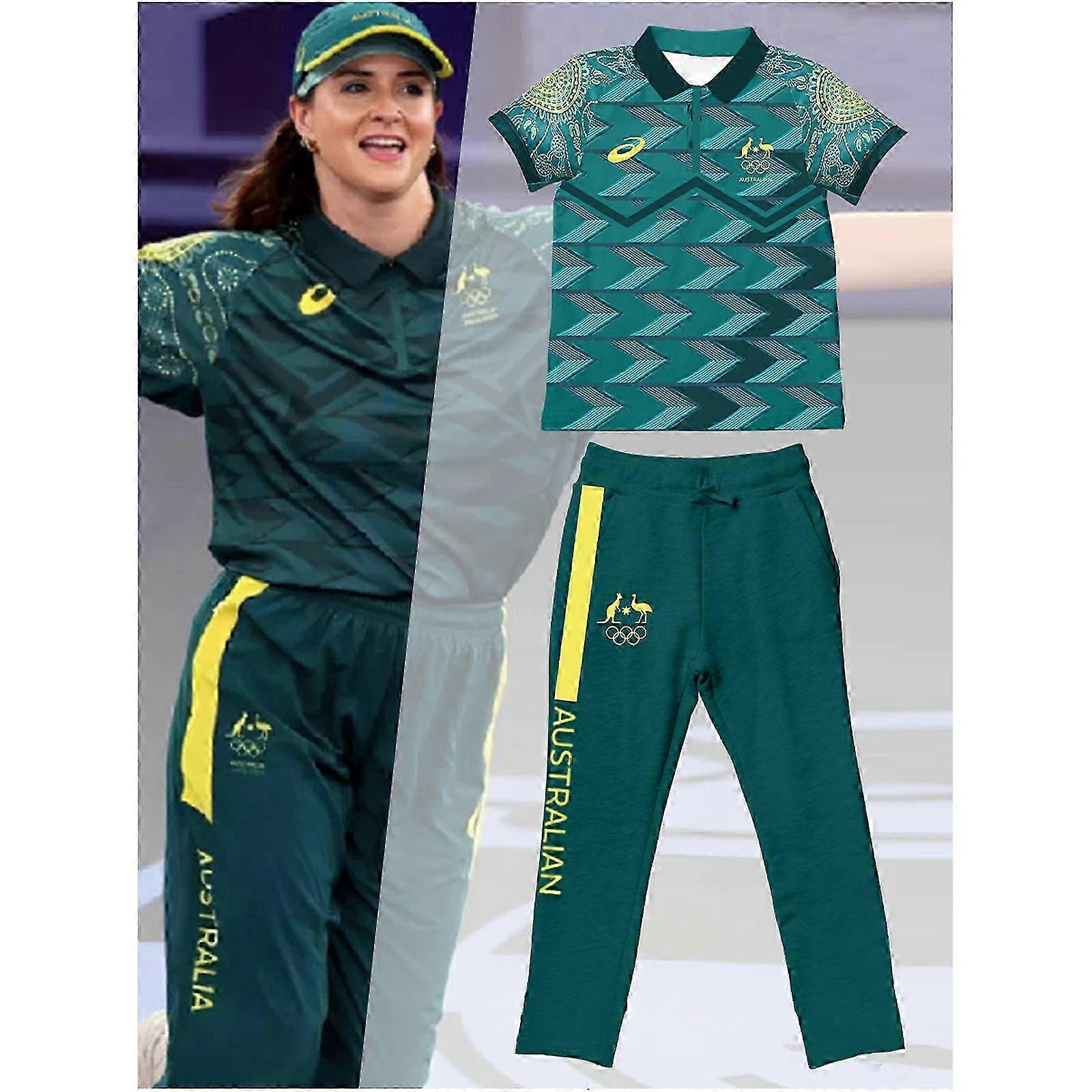 Rachael Gunn Australian Breakdancer Uniform Costume Raygun Polo Shirt ...