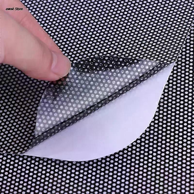 2PCS Car Side Window Mesh Film Windshield Net Sun Shade Sticker UV ...