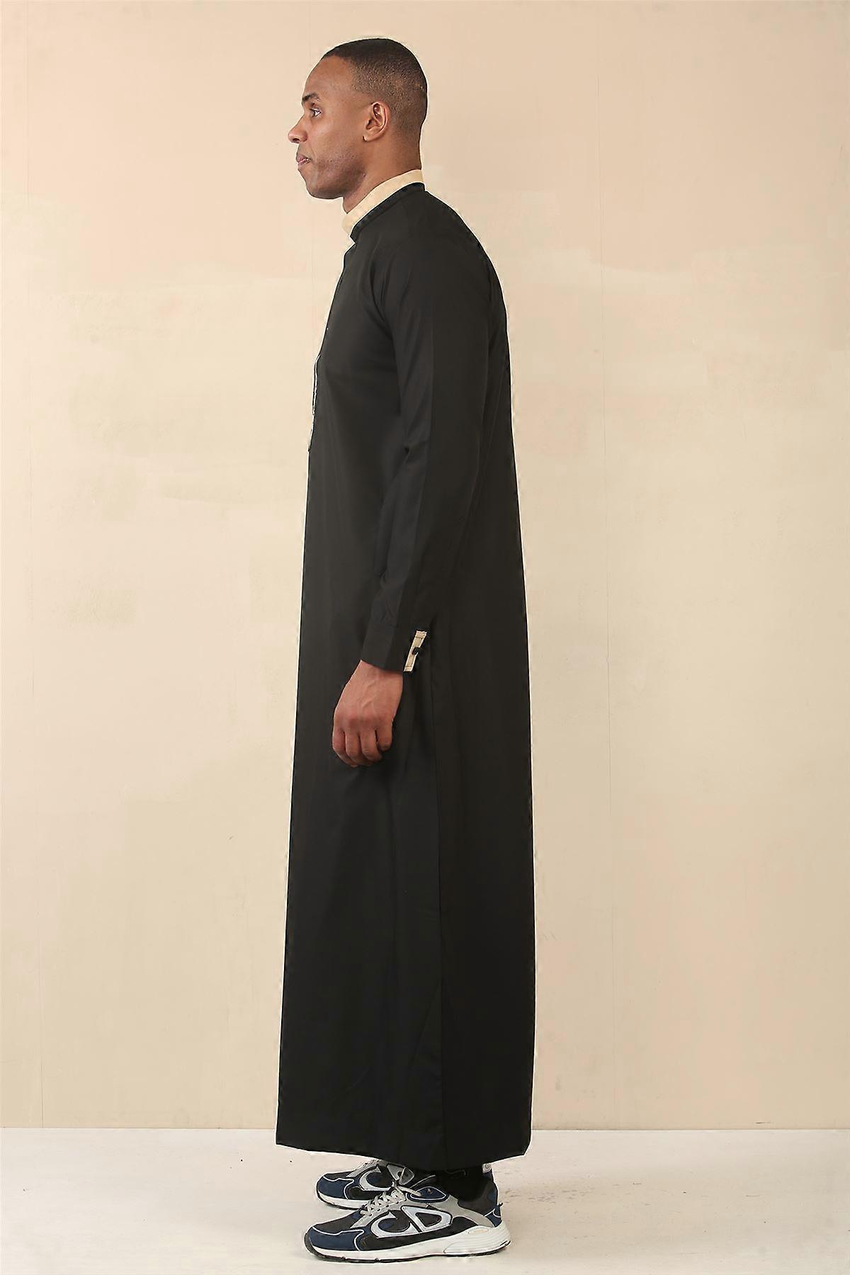 Men's Thobe Arab Saudi Emirati Islamic Clothing Jubba Robe | Fruugo US