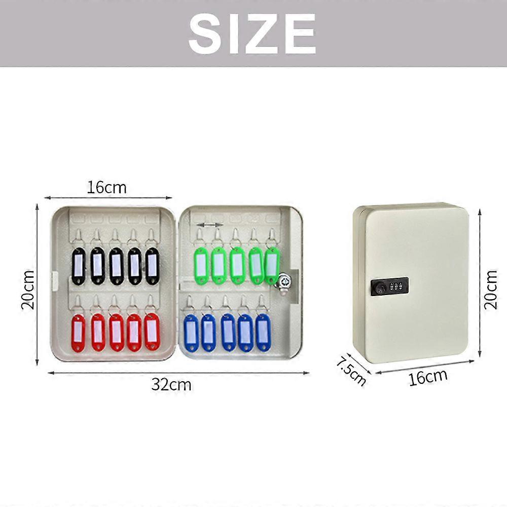 Combination lock key cabinet, secure storage box, storage rack, lock ...