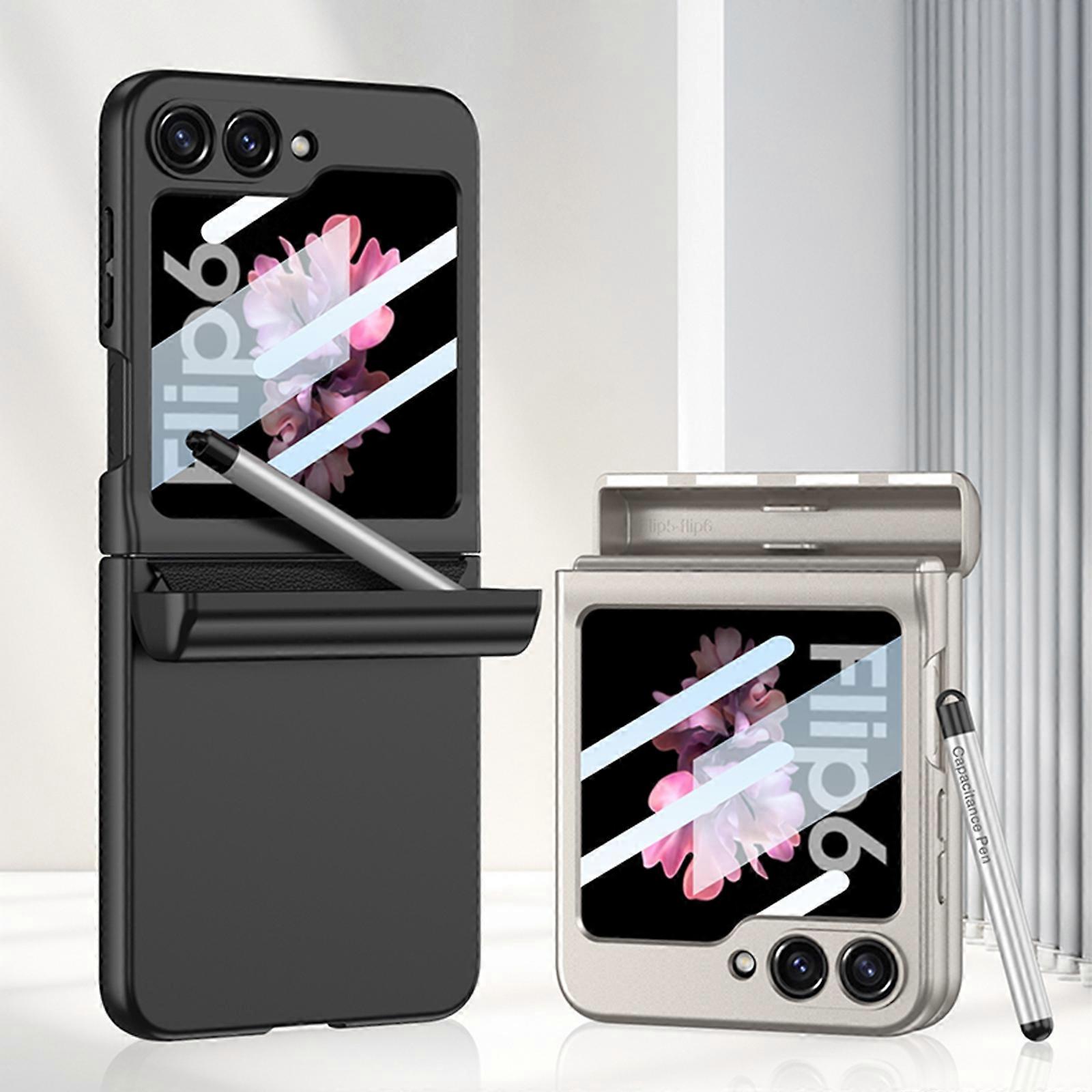 GKK Integrated Magnetic Full Coverage Flip Phone Case with Pen Box+Pen ...