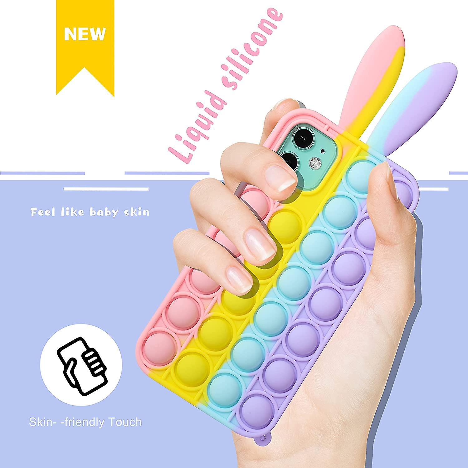 for iPhone 12 Pro Max Case Cover Cases Silicone Cartoon Fun Funny ...