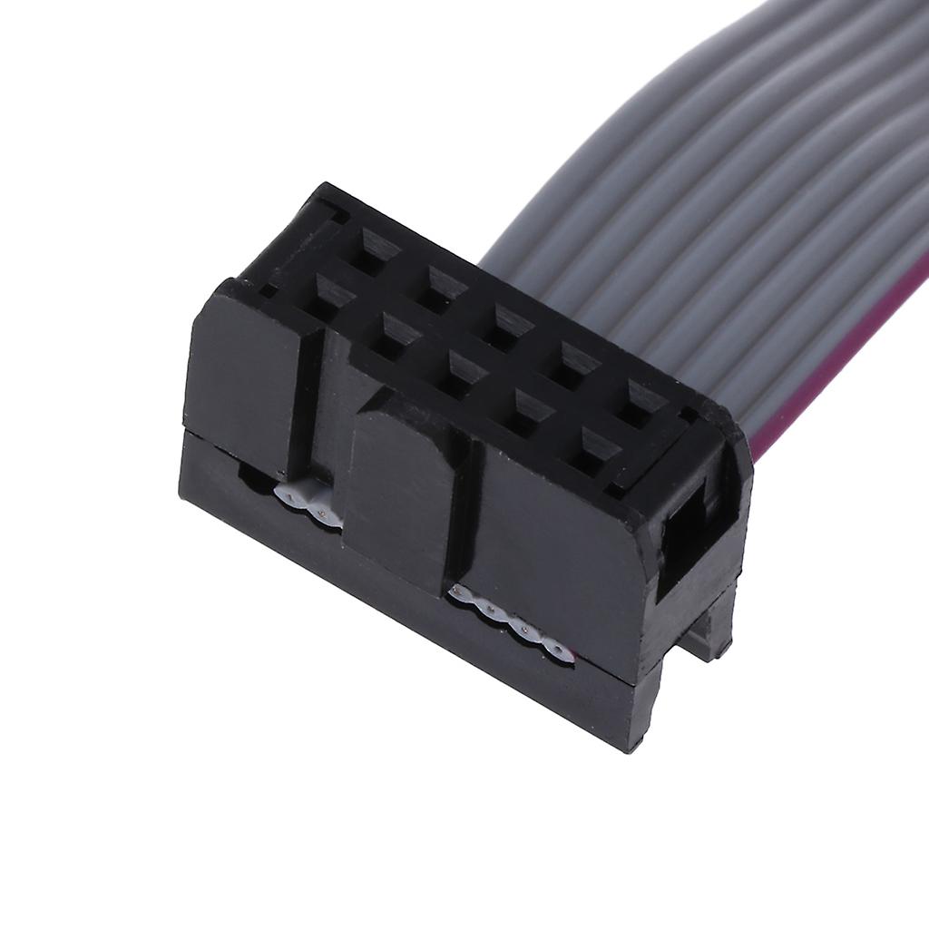 Serial 9Pin DB9 RS232 Ribbon Cable Connector Bracket Computer 9P Baffle ...