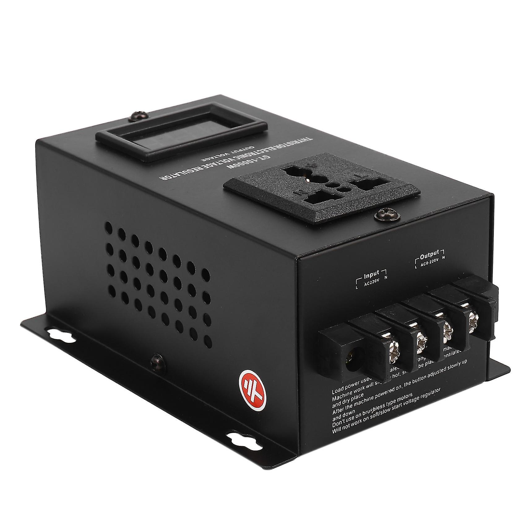 Ac 220v 10000w Electronic Voltage Regulator Temperature Speed Adjust ...